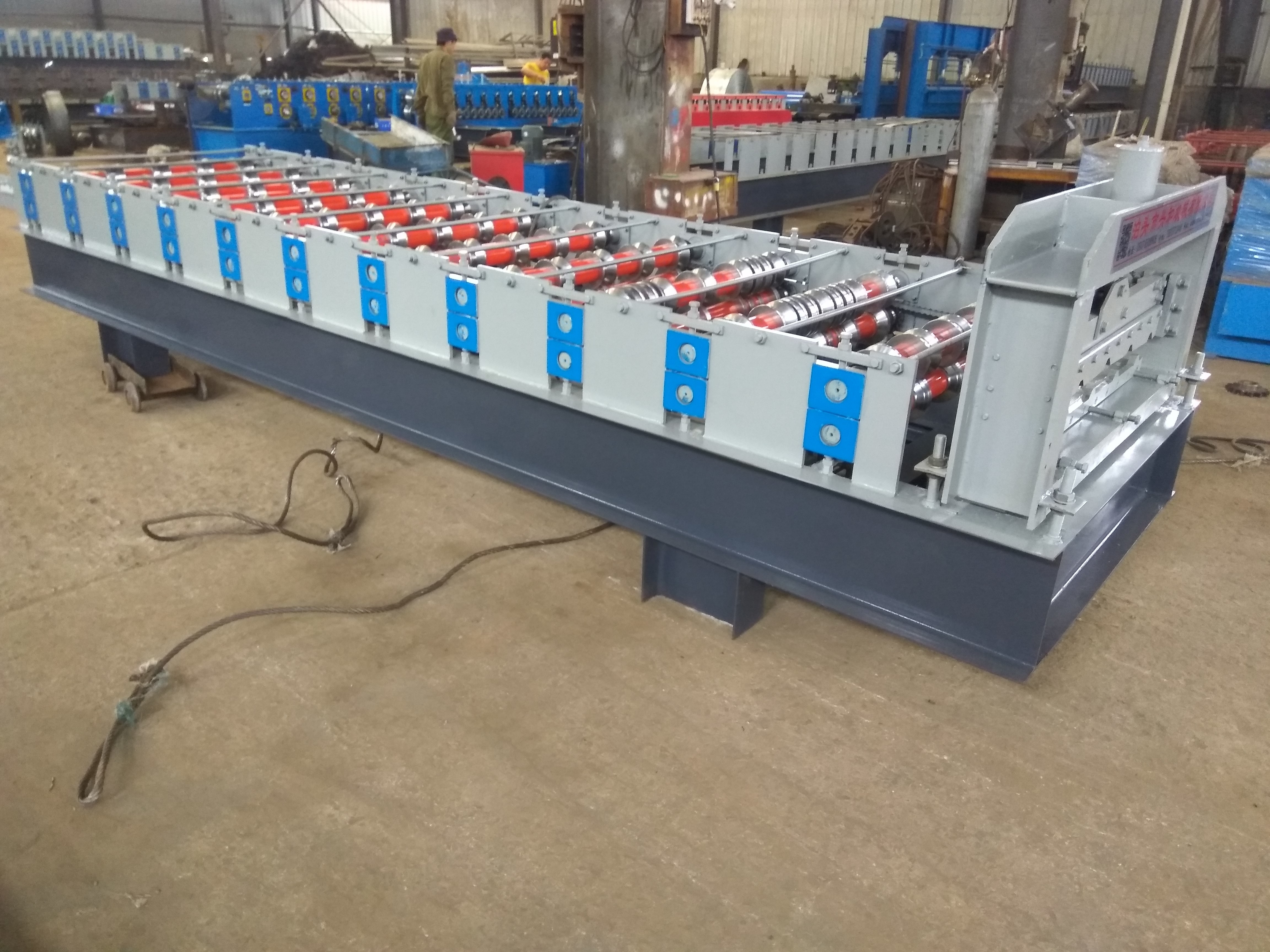 Light Metal Steel Keel Roof Panel Roll Forming Machine Main Channel ...